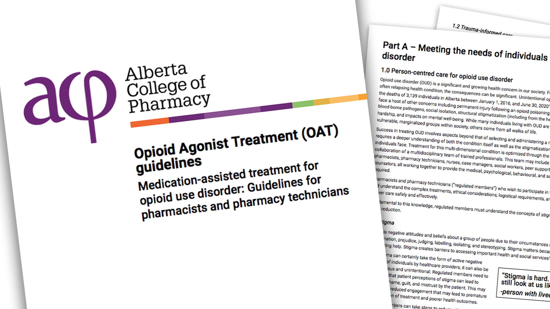 Introducing ACP's Opioid Agonist Therapy (OAT) guidelines - Alberta ...