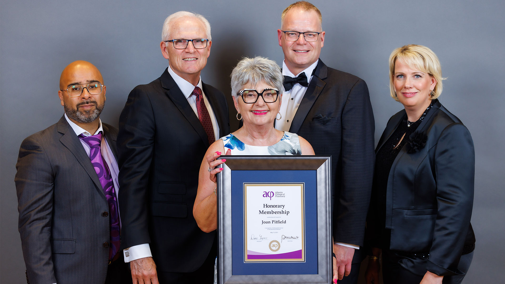 Joan Pitfield posthumously receives Honorary Membership - Alberta ...