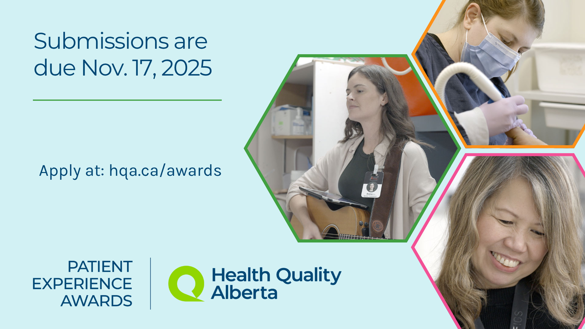 2026 Health Quality Alberta Patient Experience Awards - Alberta College ...